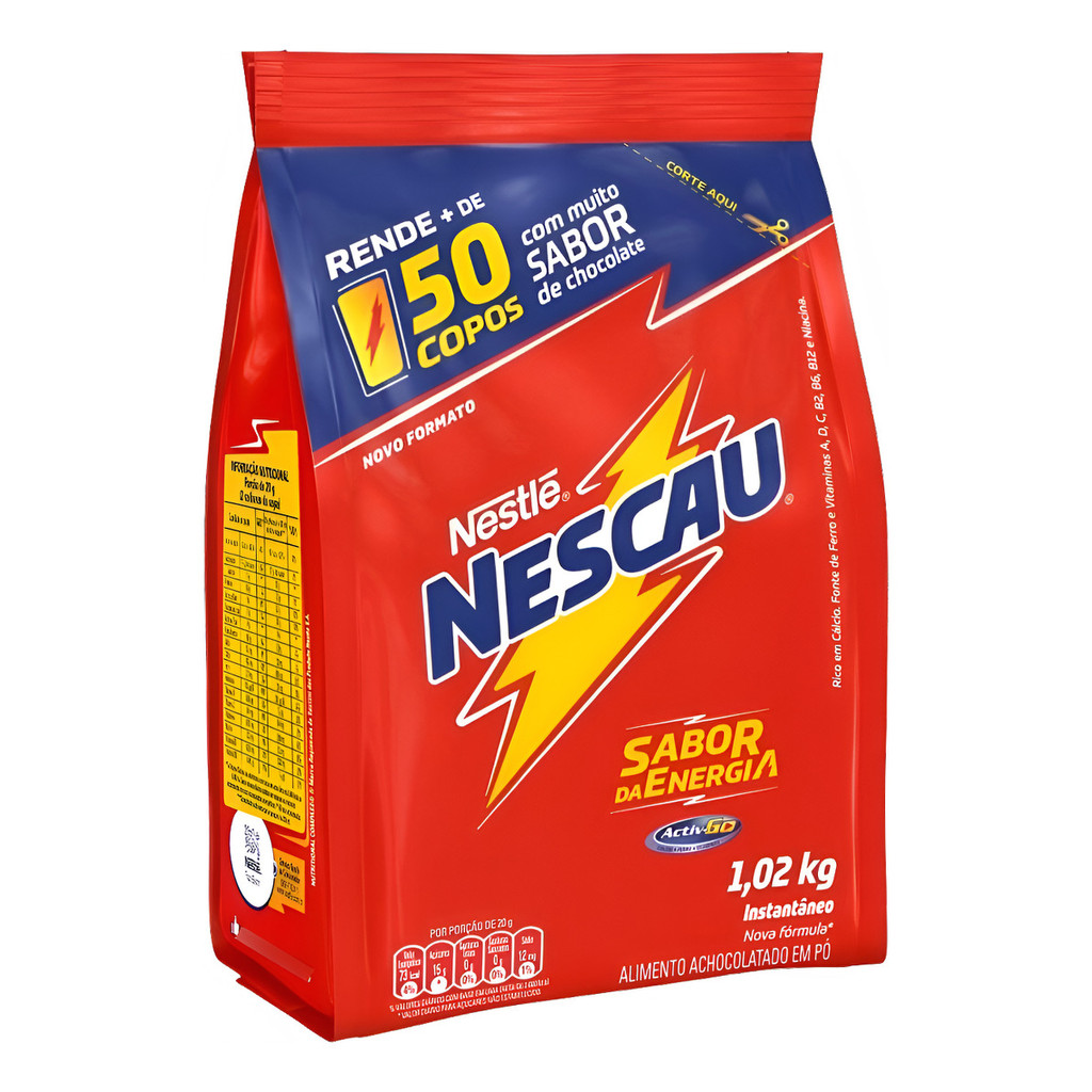 Achocolatado Nescau 1,02kg | Shopee Brasil