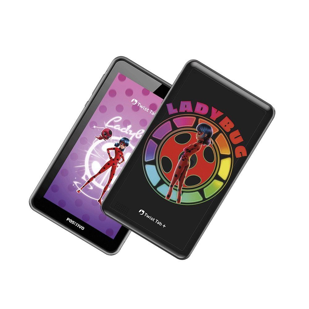 Tablet Positivo Twist Tab Lady Bug + com 2 capas de proteção 2GB 64GB ...