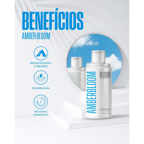 Autobronzeador Amberbloom - Bloom Bronzeado - 150ml | Shopee Brasil