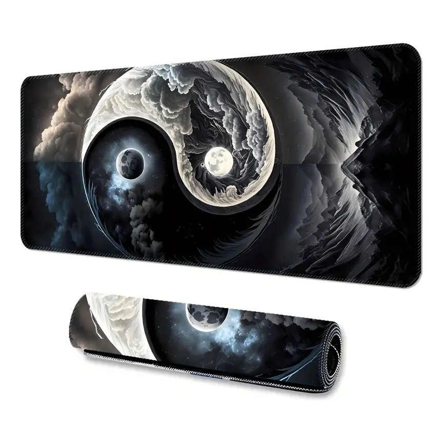 Mouse Pad Gamer Luken 65x32cm Antiderrapante Yin & Yang | Shopee Brasil