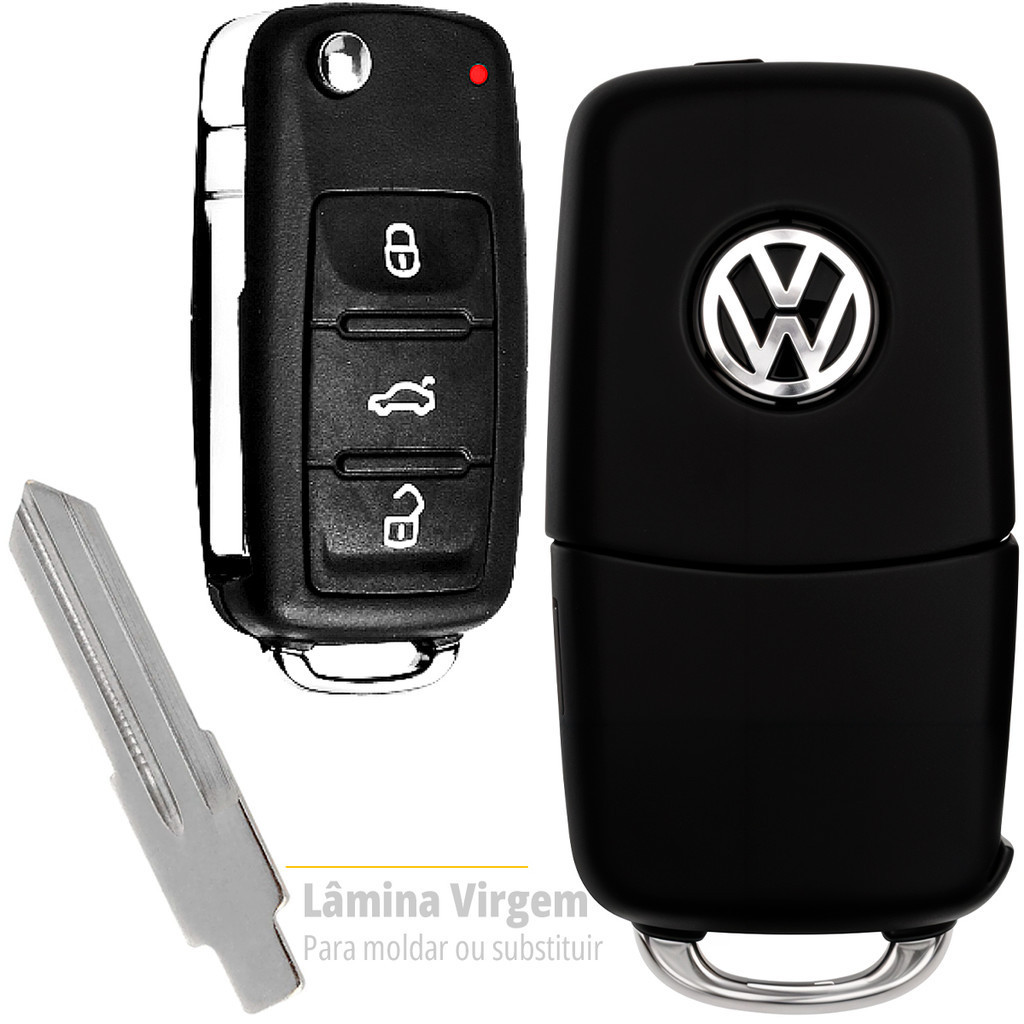 Chave Canivete Vw Polo Gol Voyage Saveiro Para Alarme Look Out | Shopee ...