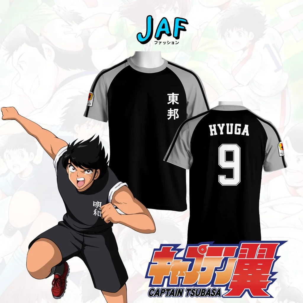 Camiseta Anime Bola Capitão Tsubasa Toho Cosplay Kojiro Hyuga Adultos E ...