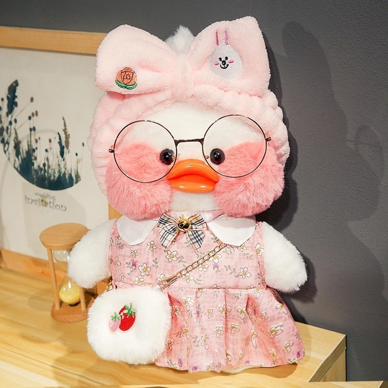 Pato de pelúcia Kawaii Lalafanfan | Novo Pato de pelúcia Lalafanfan-Novo pelúcia 30cm-Aliexpr♥⭐ ...