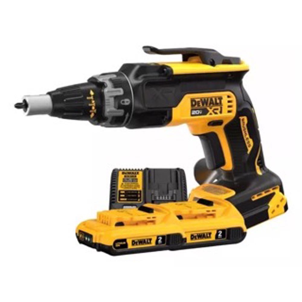 Parafusadeira Drywall 20v Dcf630 DEWALT + 2 Baterias 2ah + Carregador ...