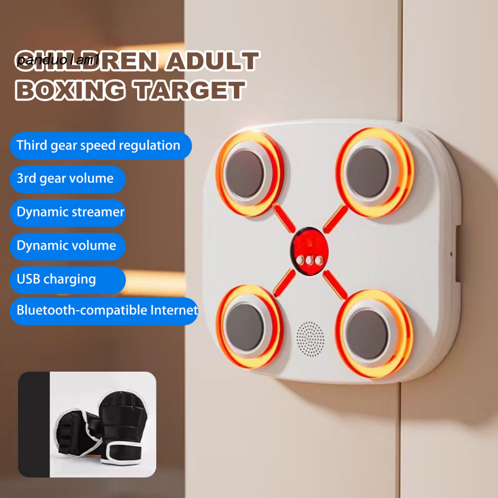 Punching Target with Adhesive Backing Bluetooth Music Boxing Toy for ...