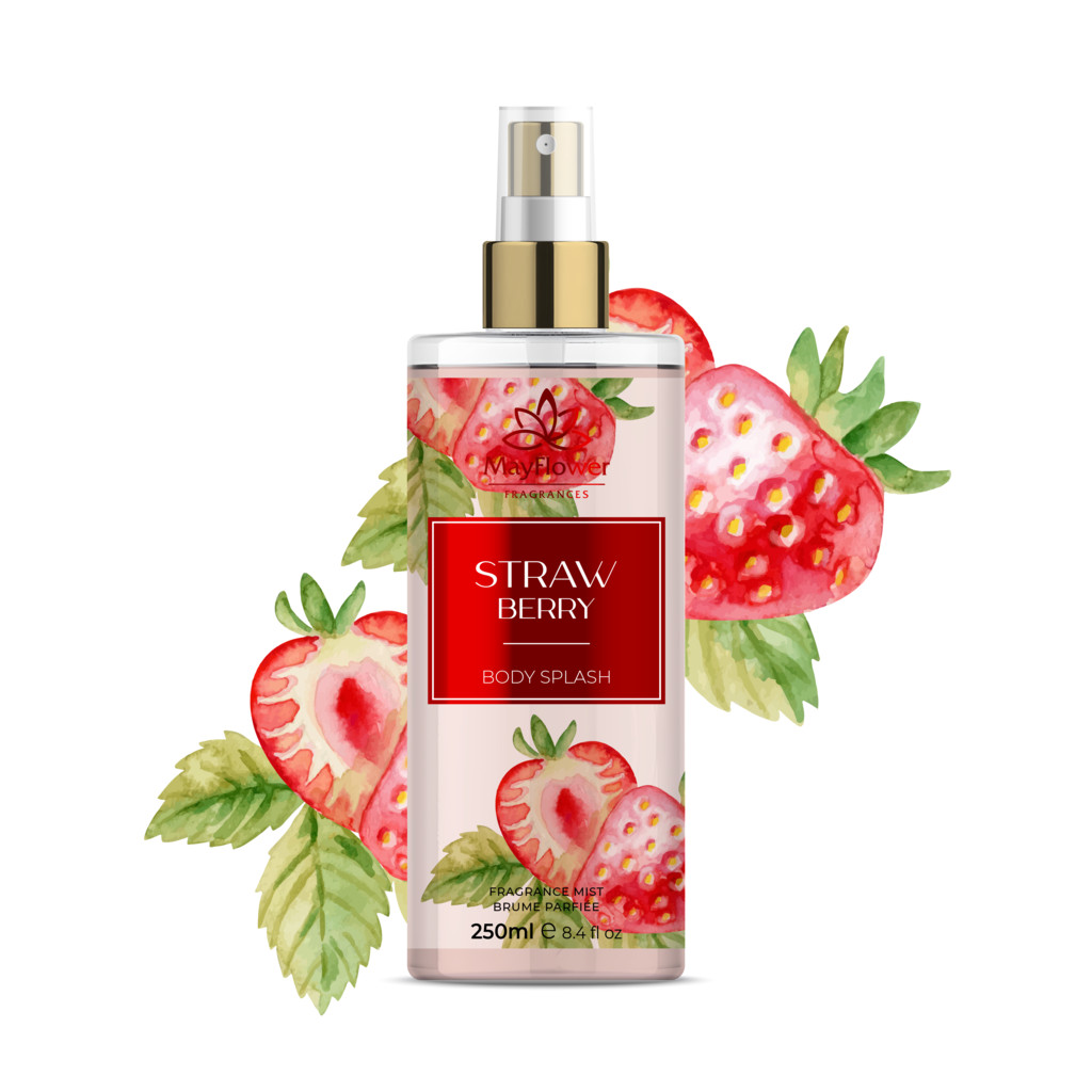 Body Splash Strawberry 250ml | Shopee Brasil