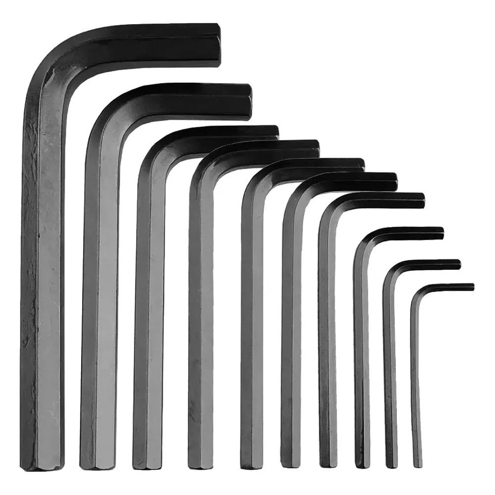 Jogo de chave allen 3 a 14 mm com 10 peças - 42 - 10M | Shopee Brasil