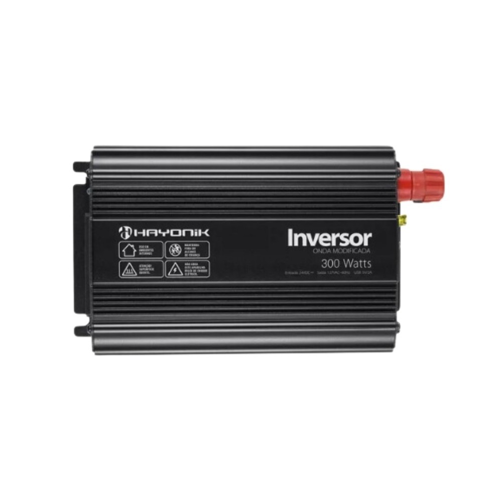 Inversor de Tensão 300W 24V/127V Onda Modificada Hayonik - HAY30021 | Shopee Brasil