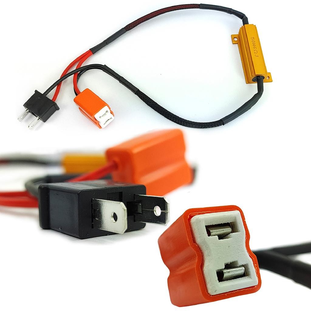 Kit 2 Resistor Canceller H7 50w 6rj P/ Led Cambus Universal | Shopee Brasil