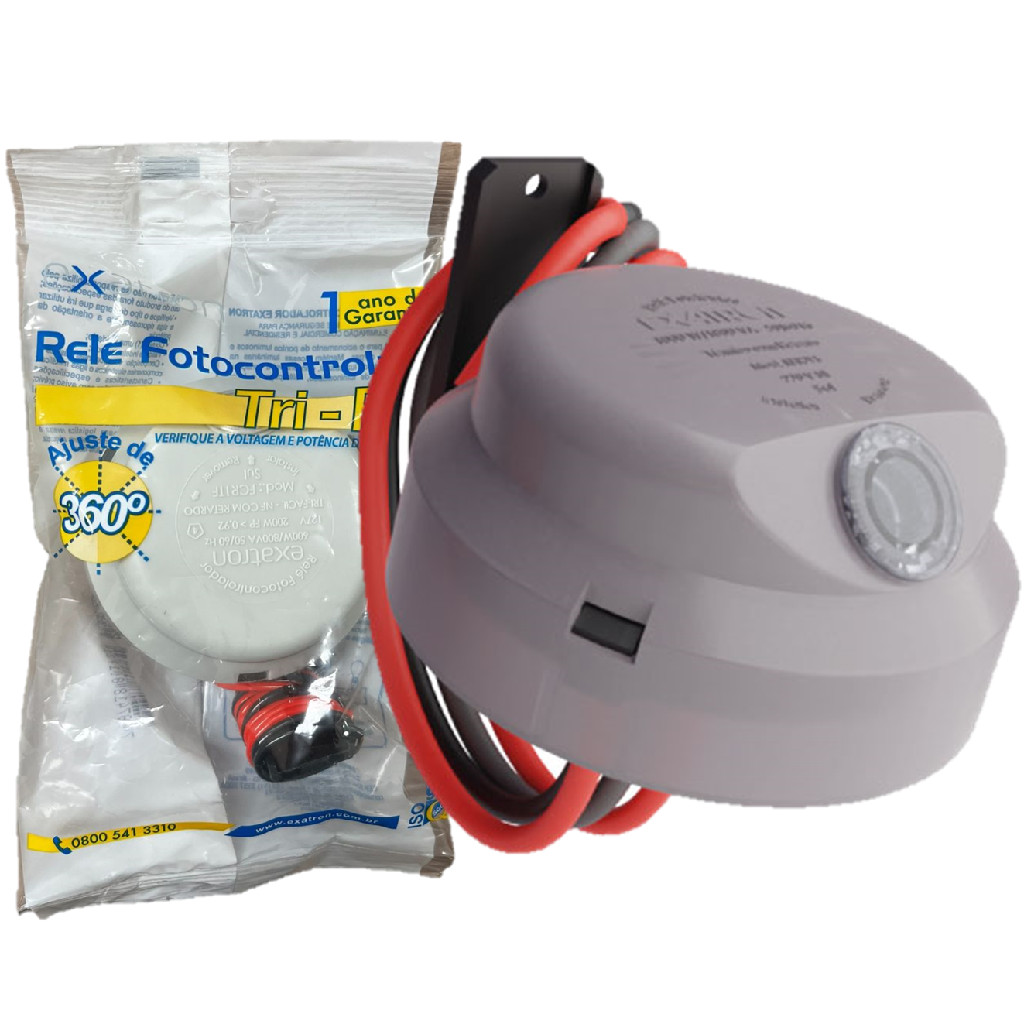 Rele Fotocelula Fotocontrolador 360º 110V 127V Tri-Facil | Shopee Brasil
