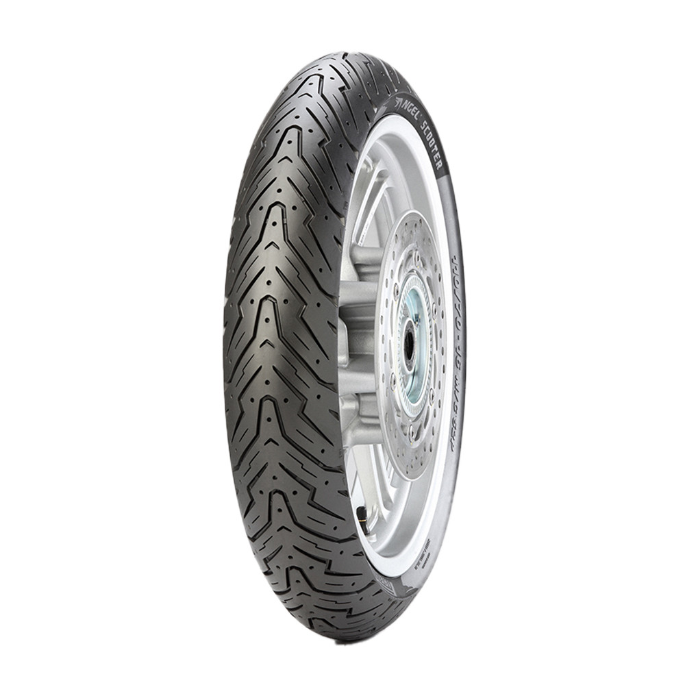 Pneu Dianteiro Pirelli 90/80-14 Angel Scooter (tl) Reinf 49s | Shopee ...