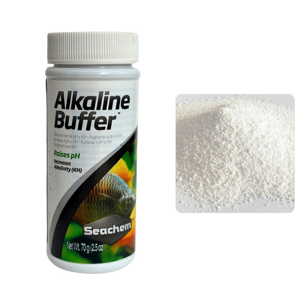 Seachem Alkaline Buffer 70g Tampona E Alcaliniza Aquários | Shopee Brasil