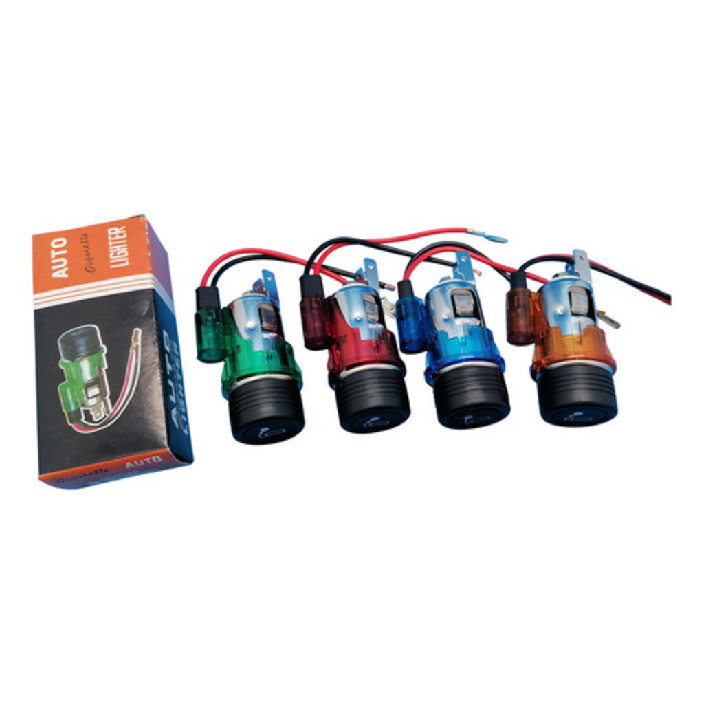 Acendedor de Cigarro Universal Carro 12V com Iluminação Verde Veicular ...