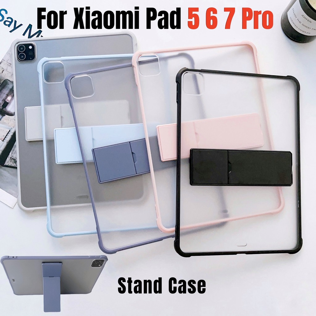 Para Xiaomi Pad 5 6 7 Pro 11.2'11.01 Mi Pad5 Pad6 Pad7 Cor Borda Clara Fosco PC Suporte Capa ...