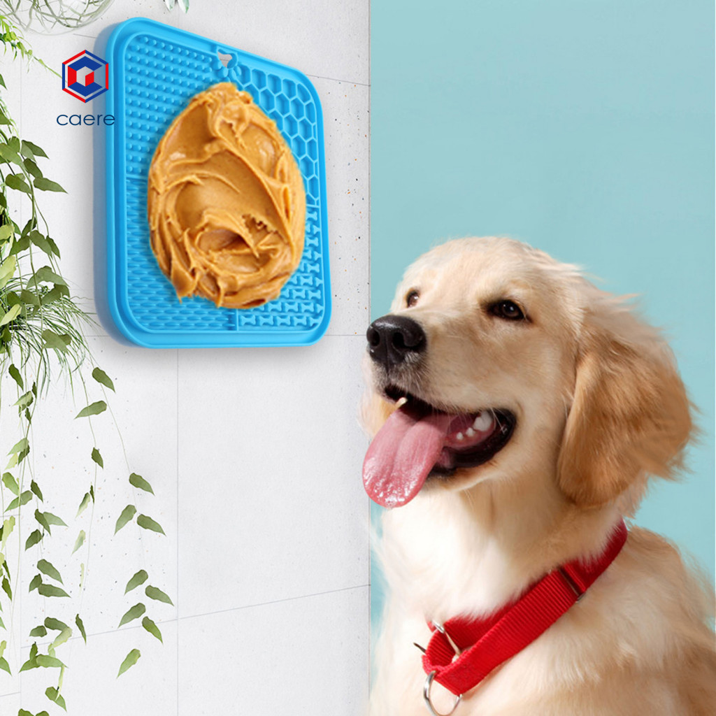 Pet Slow Feeder Mat Lick for Dog with Suction Cup Interactive for ...