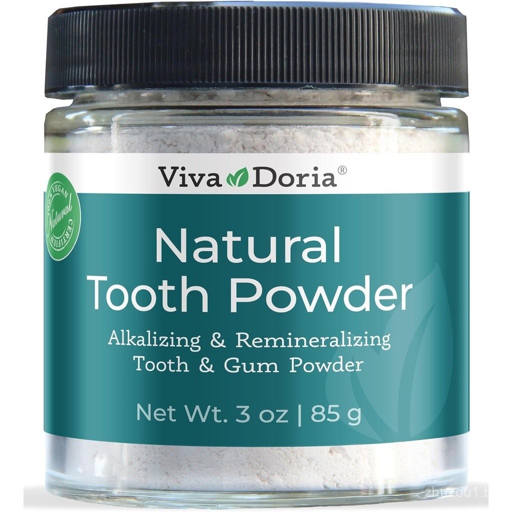 Viva Doria Natural Tooth Powder | Remineralizing Teeth Whitening Powder ...