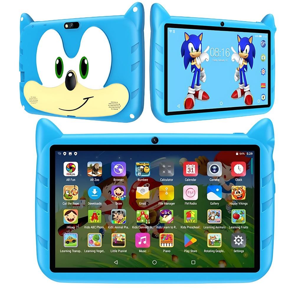 Tablet Infantil 64GB 4GB ram Apps Educativos Jogos YouTube WiFi 5G ...