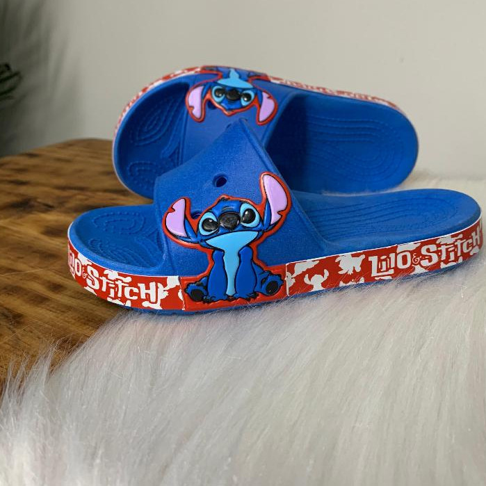 Chinelo Slide Lilo Stitch Love Sandalia | Shopee Brasil