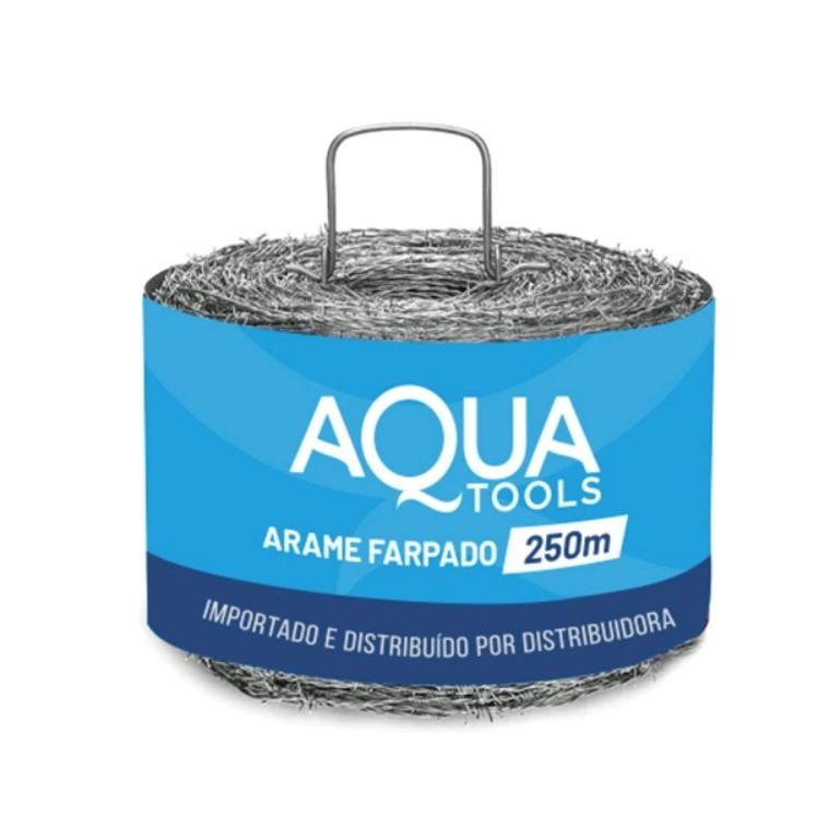 Arame Farpado 160MM rolo 250 metros Aquatools | Shopee Brasil