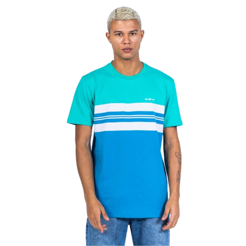Camiseta Nicoboco Original Alta Qualidade Fio Tinto Persa Azul ...