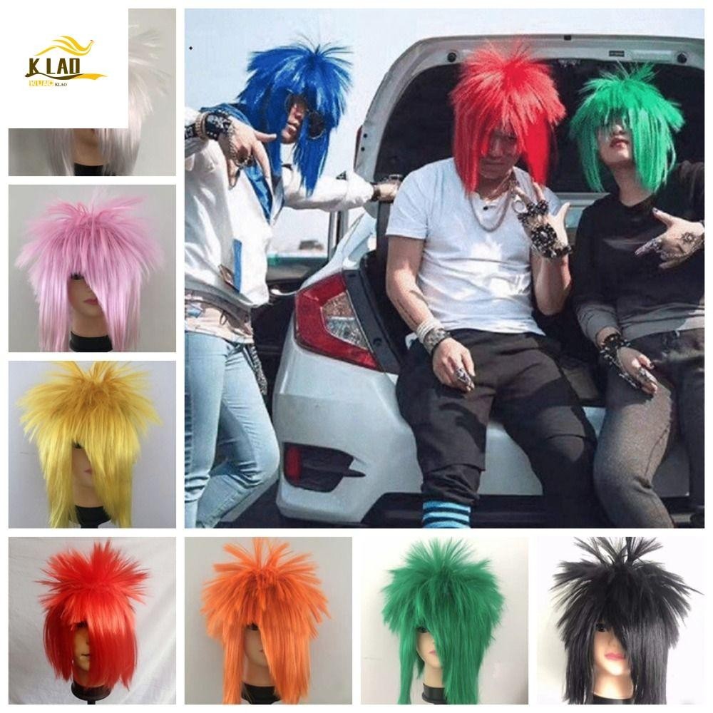 Peruca De Palhaço KLAOSD , Colorida Indígena Para Cosplay De Halloween ...