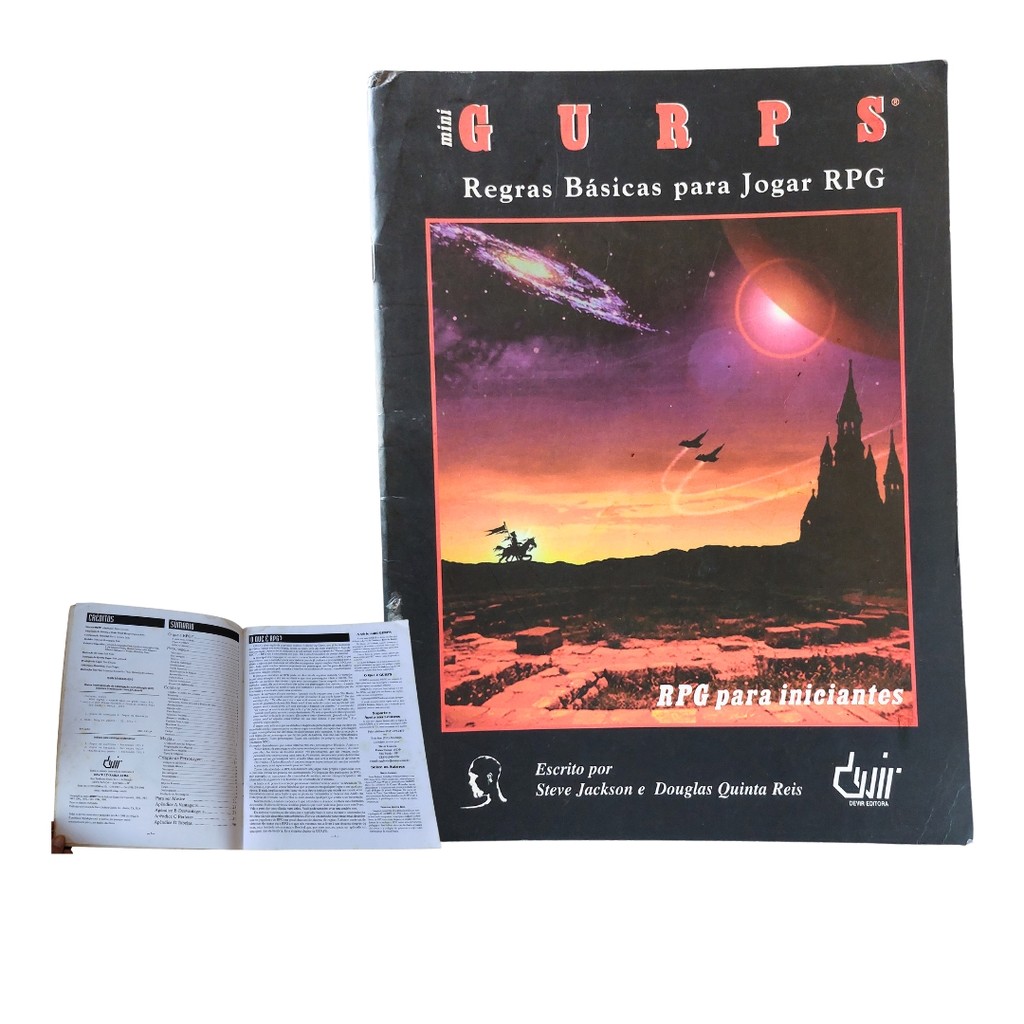 Livro de RPG Mini Gurps, regras básicas, Editora: Devir | Shopee Brasil