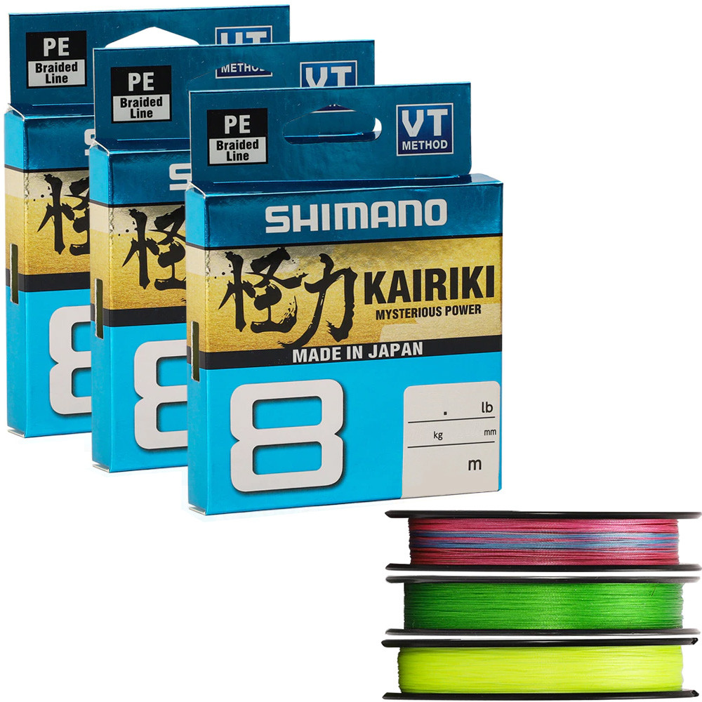 Linha De Pesca Shimano Multifilamento Kairiki Pe X8 150m | Shopee Brasil