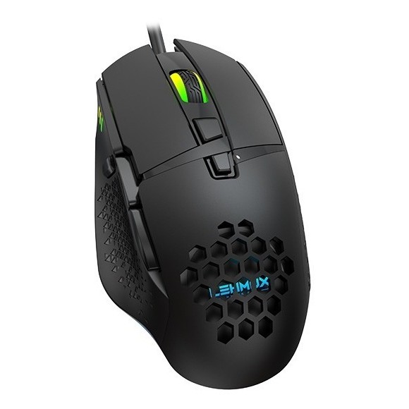 Mouse Gamer Com Led Rgb Lehmox 3200 Dpi Gt-m7 Cor Preto | Shopee Brasil
