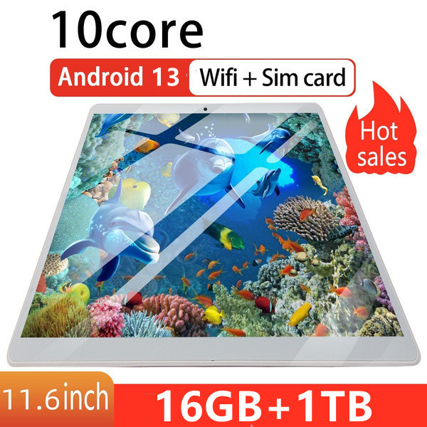 tablet Android 13.0 RAM 16GB + ROM 1TB Dez Core 11.6 Polegada 256 * ...