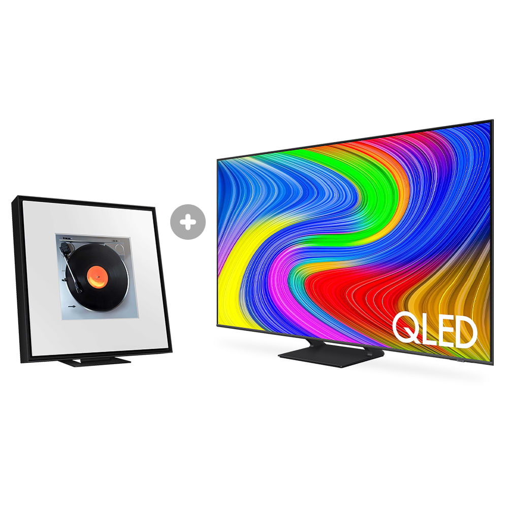 Samsung Smart TV 55" QLED 4K 55Q65D 2024 + Music Frame | Shopee Brasil