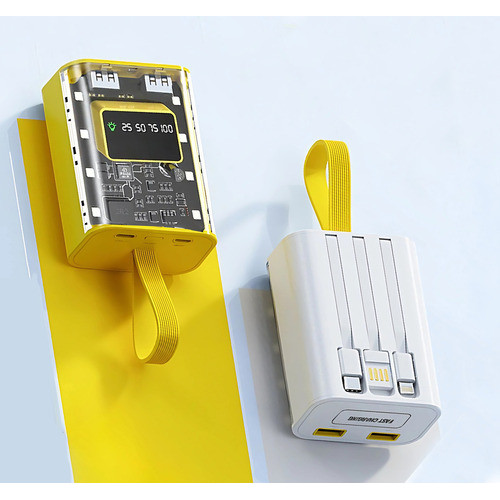 Kit 2x Power Bank 10.000 Mah Carregador Usb Portátil Com Cabo ...