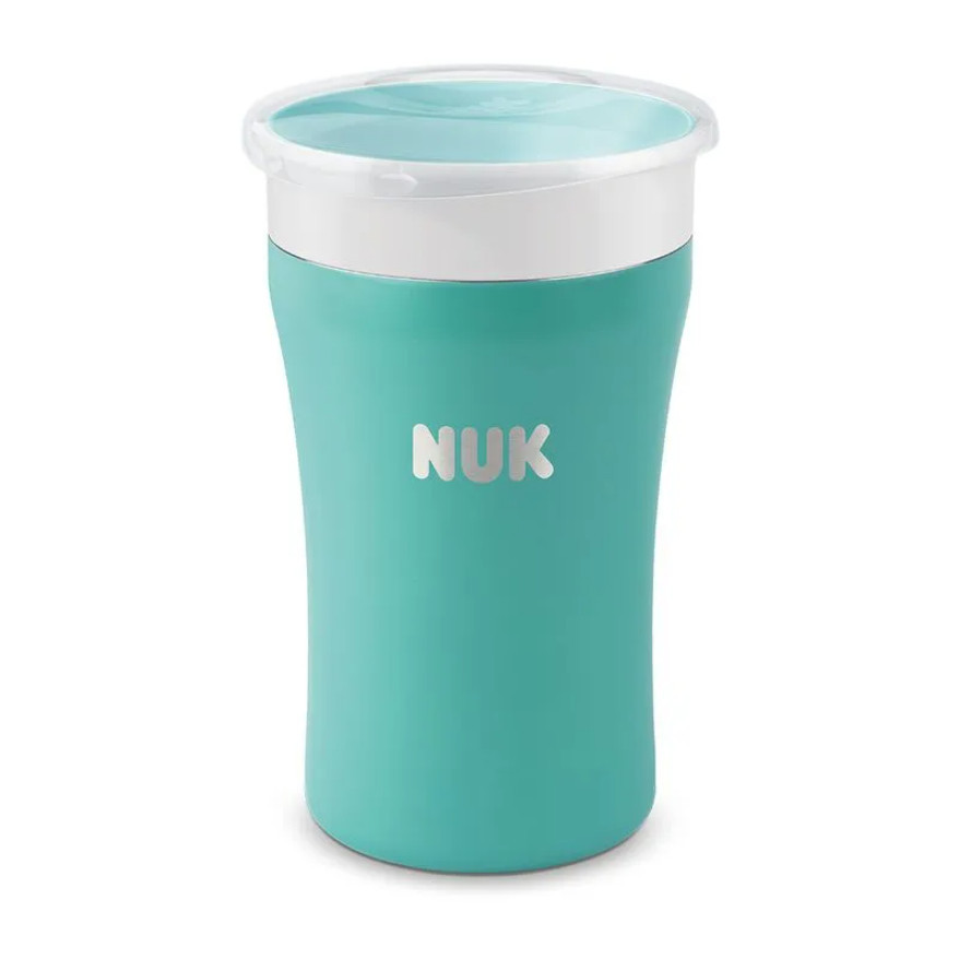 Copo Infantil Magic Cup 360º Inox NUK Evolution 230ml | Shopee Brasil