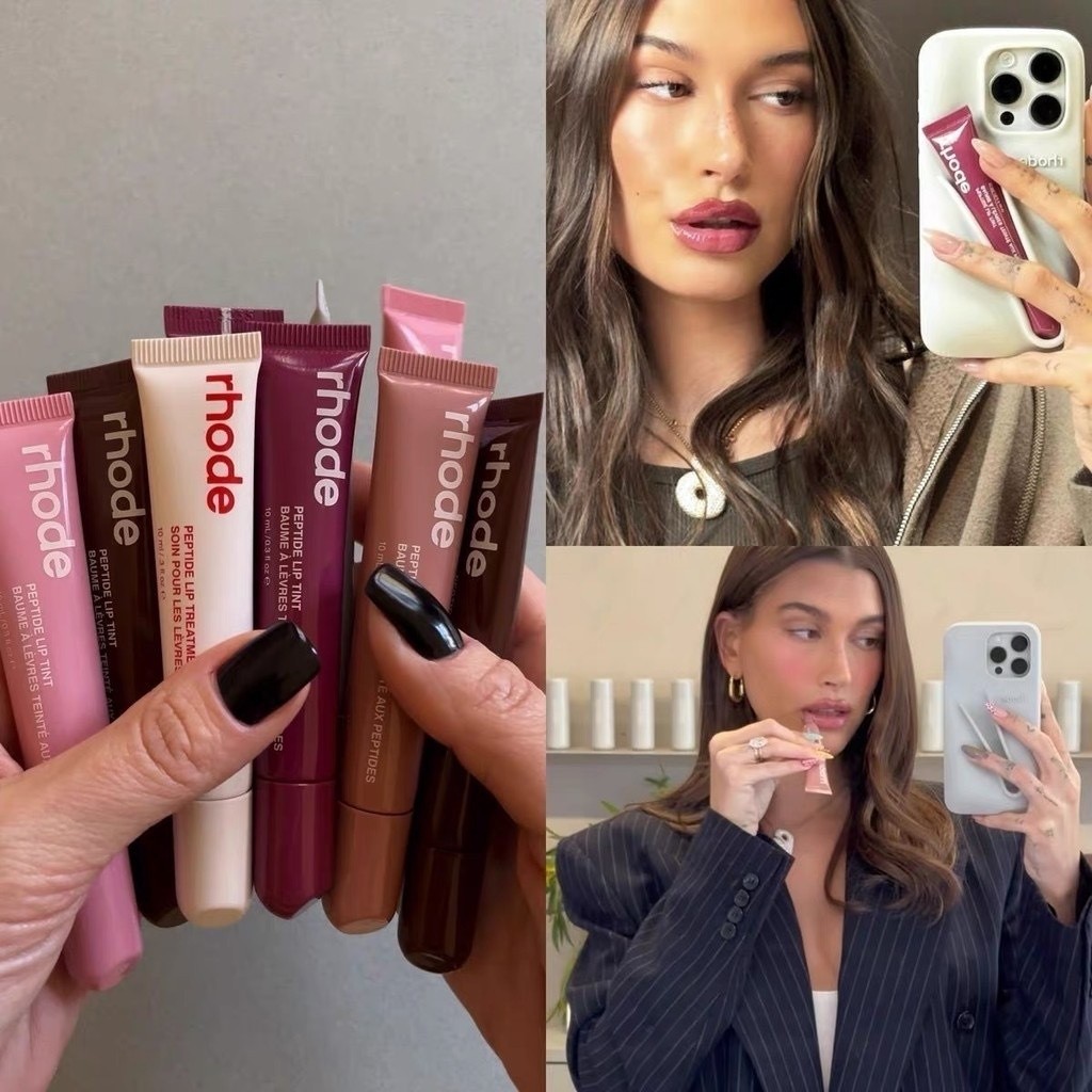 Rhode Bálsamo labial colorido/brilho labial/Gel para cuidados com os ...