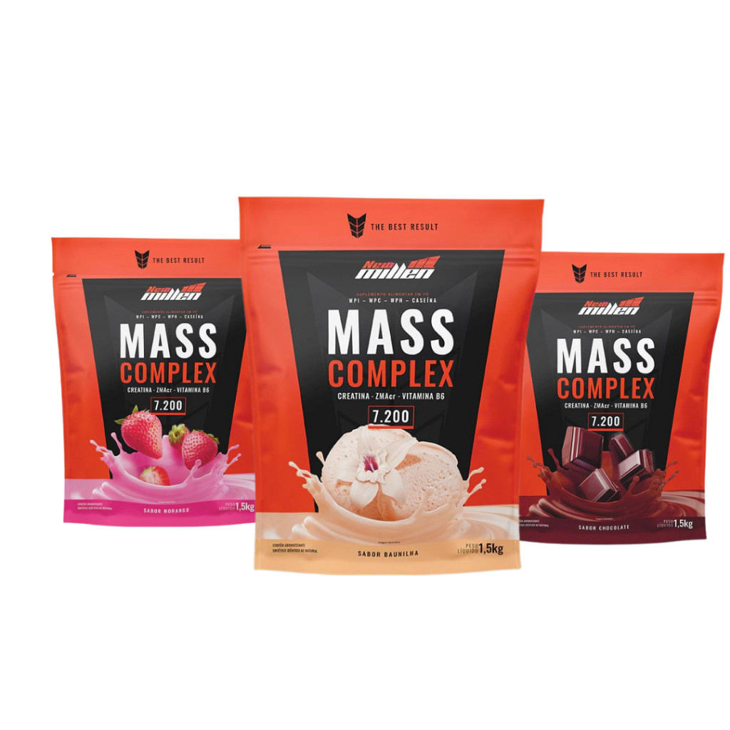 Hipercalorico Mass Complex 1,5Kg - New Millen | Shopee Brasil