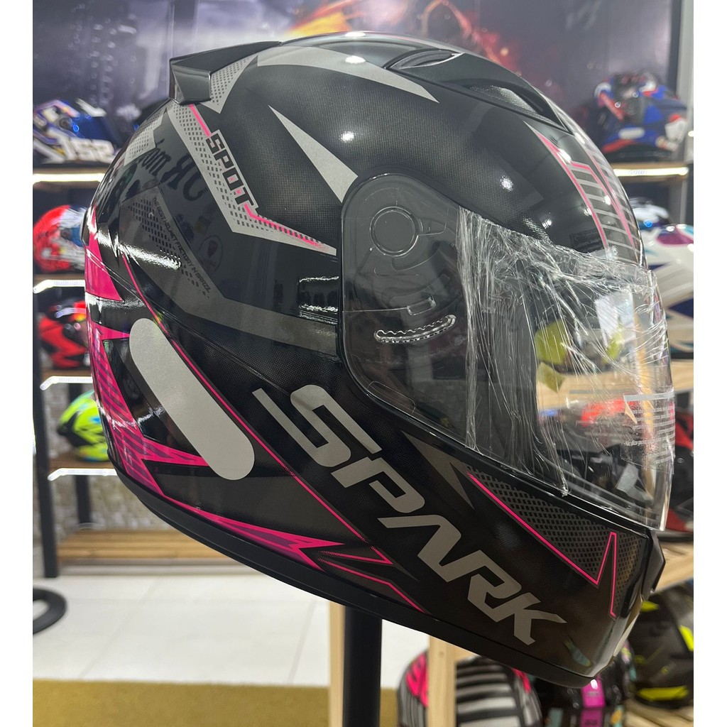 Capacete EBF NEW SPARK SPOT ROSA | Shopee Brasil