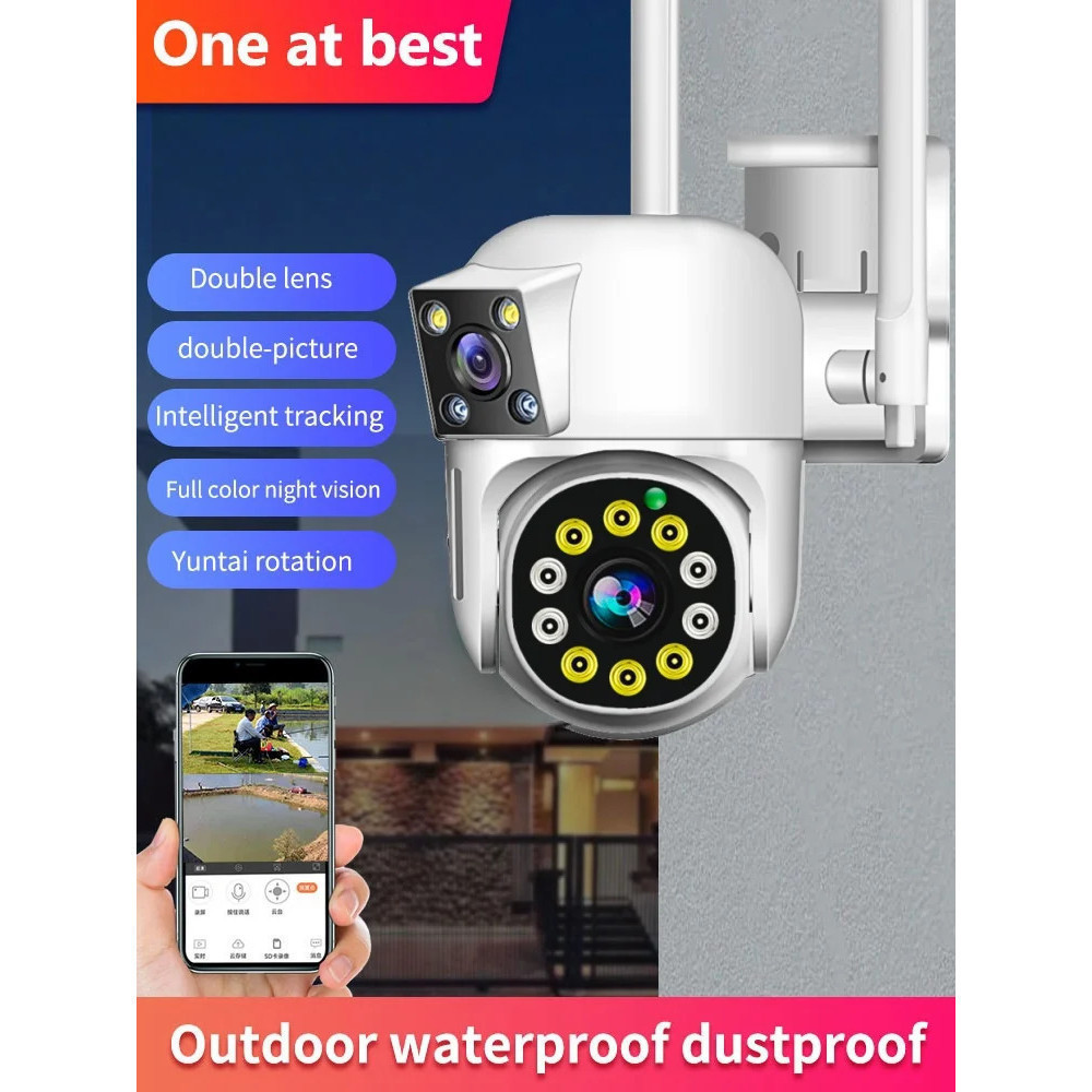 TC201 Câmera Dome IP CCTV com Detecção Humanoide AI, 390 Olhos APP ...