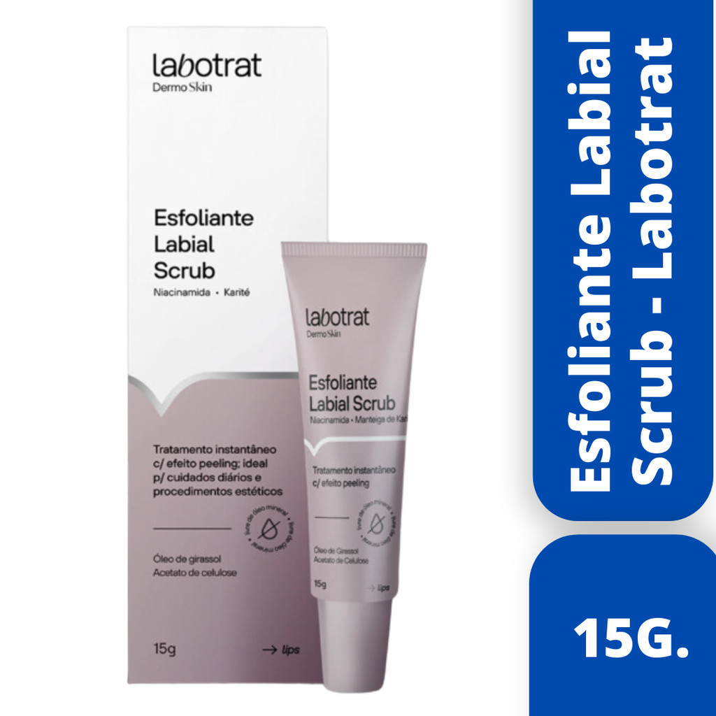 Esfoliante Scrub Labial Dermon Skin - Labotrat 15g. | Shopee Brasil