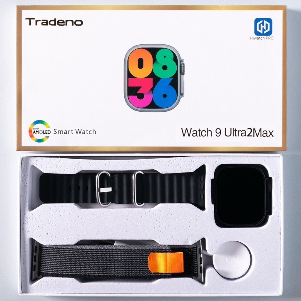 2024 Relógio Inteligente watch 9 ultra 2 max smartwatch série 9 ultra ...