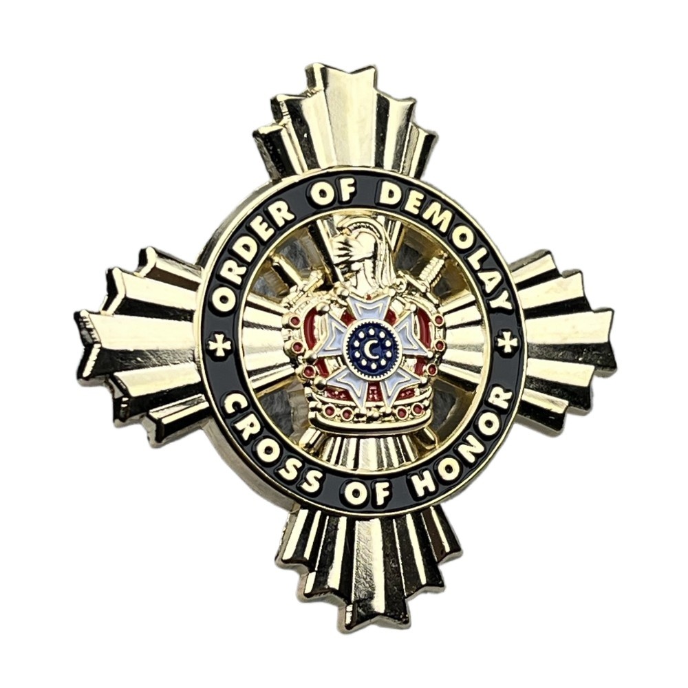 Acessórios De Moda Demolay Cross Of Honor Collar Pin Lapel Tamanho 1,5 ...