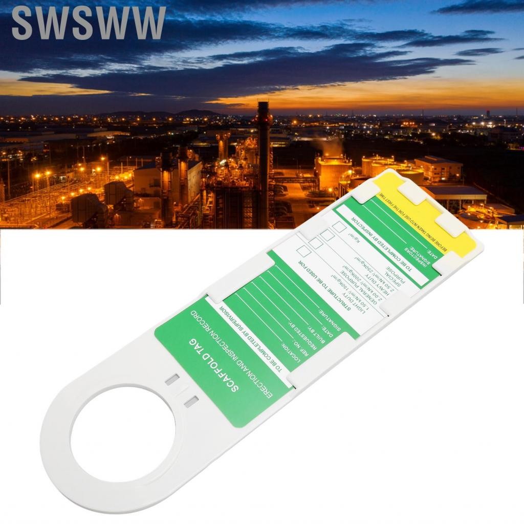 Swsww Safety Inspection Tag for Accident Prevention Bracket Warning ...