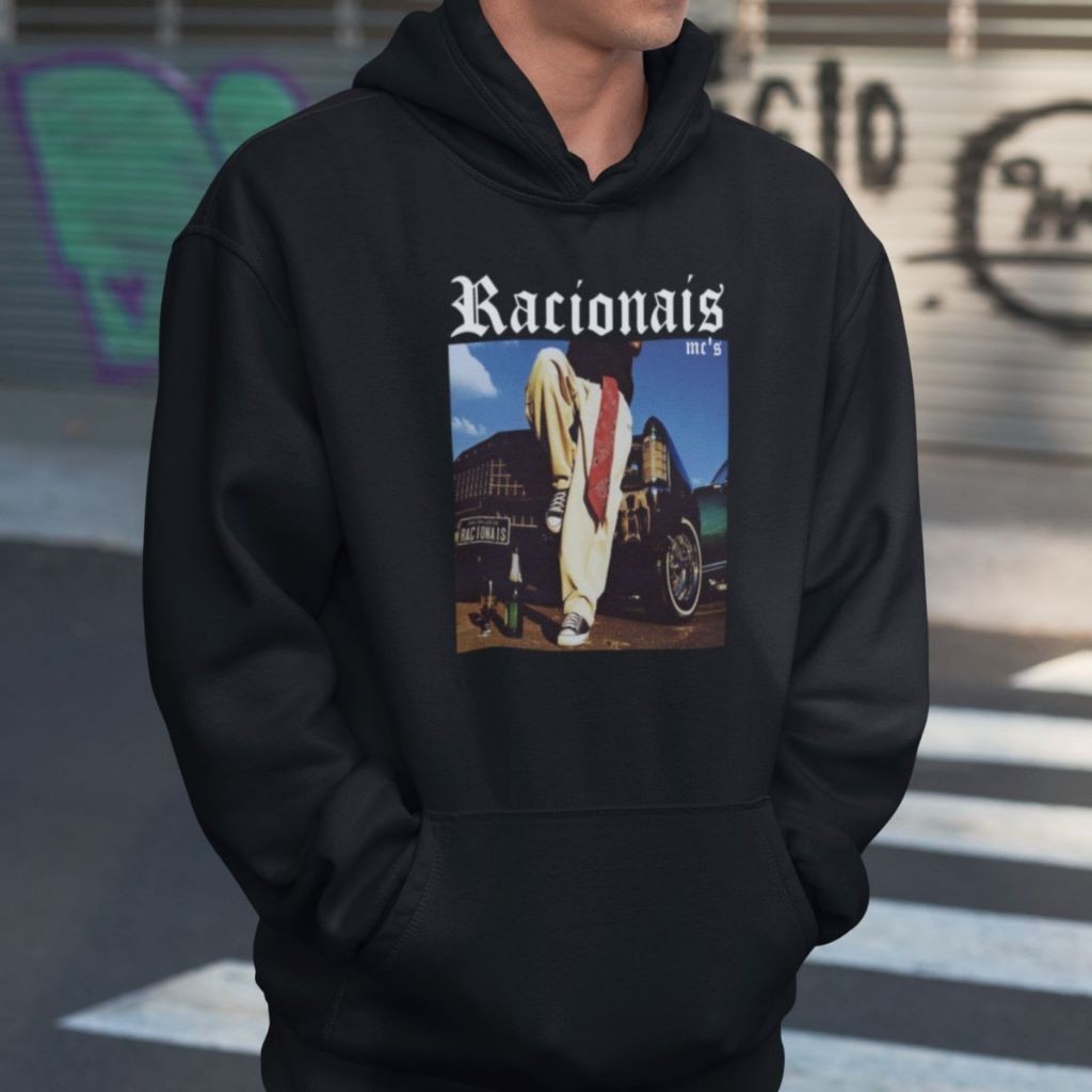 Moletom Canguru Racionais MC‘s Foto de Capa Album Musical Rap ...