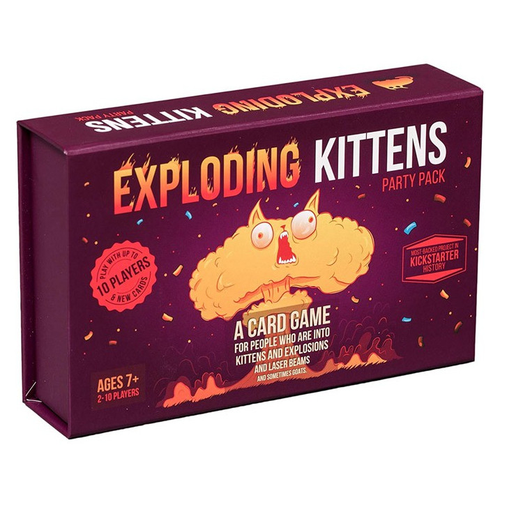 Exploding Kittens Party Pack Card Game Family-Friendly Party Games ...