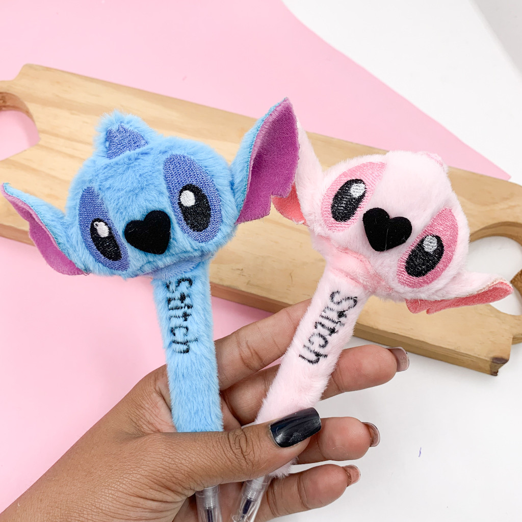Caneta Premium Pelúcia Stitch e Angel | Shopee Brasil