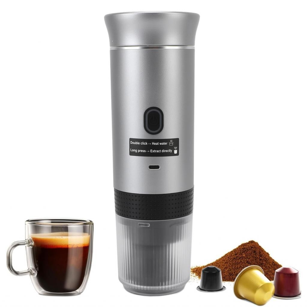 Travel Coffee Machine Portable Electric Maker 304 Stainless Steel 120ml ...