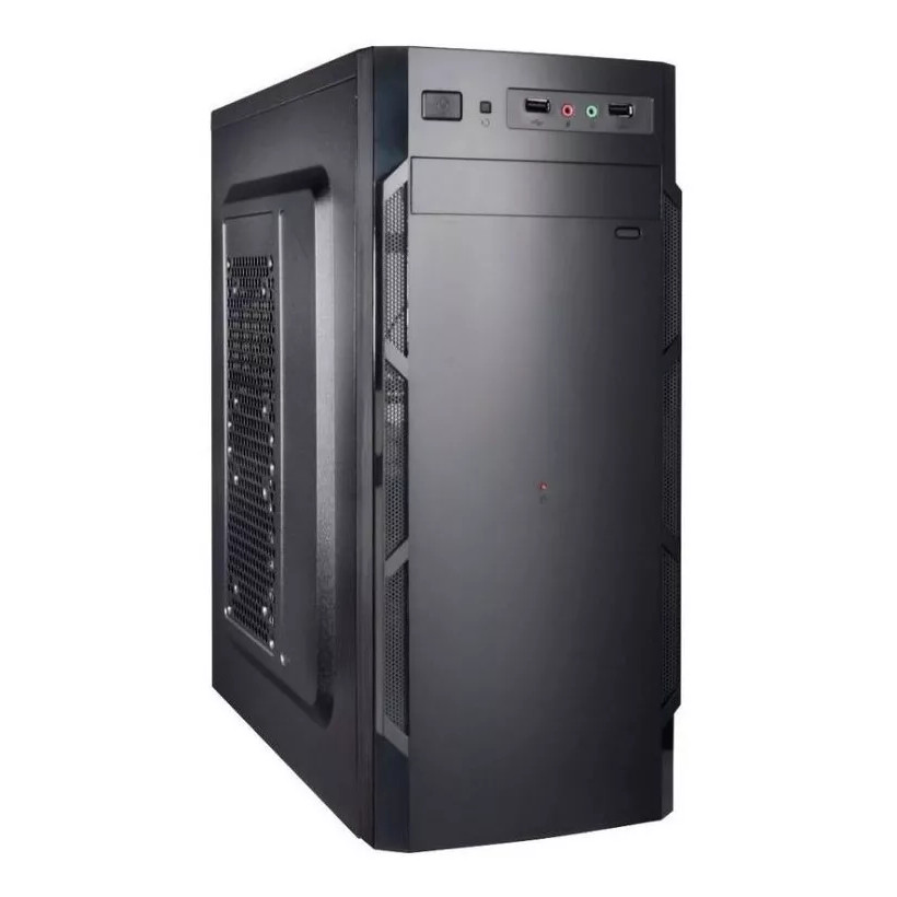 Gabinete Desktop 1 Baia Mid Tower Sem Fonte Preto Atx + Nf | Shopee Brasil