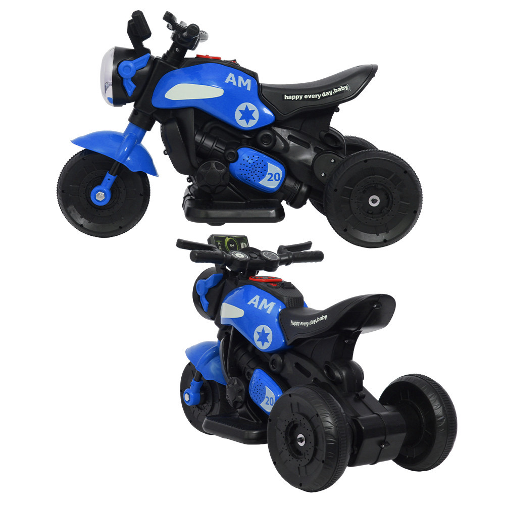 Moto Elétrica Infantil 6V Primeira Moto Cor Azul Bang Toys | Shopee Brasil