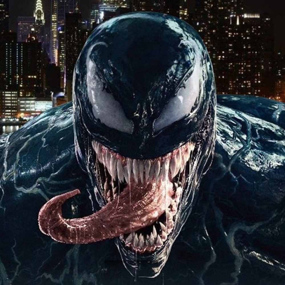 Halloween Horror Headgear Funny Anime Venom Mask cos Avengers Handsome ...