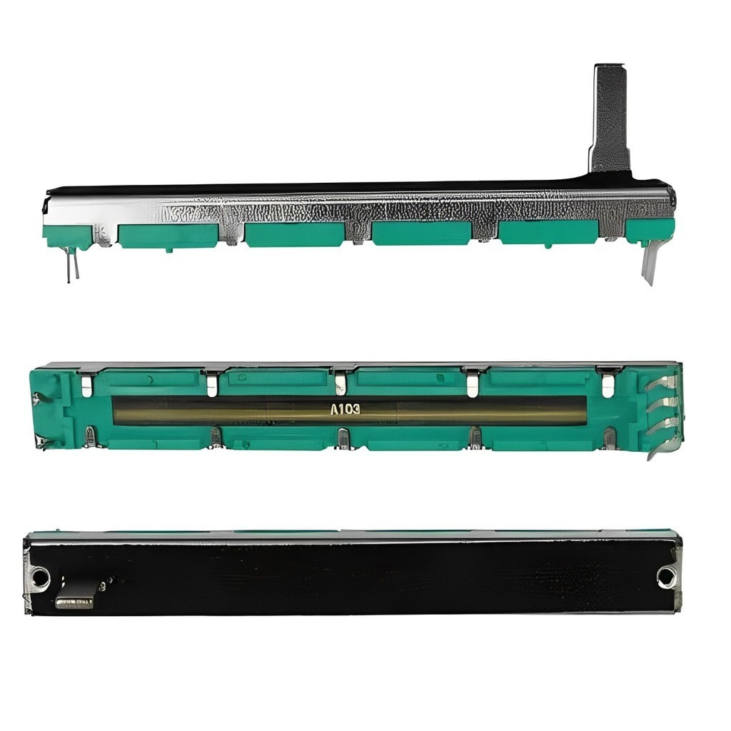 02 Pçs Potenciômetro 10K x2 D103 75mm Mesa Som Behringer | Shopee Brasil