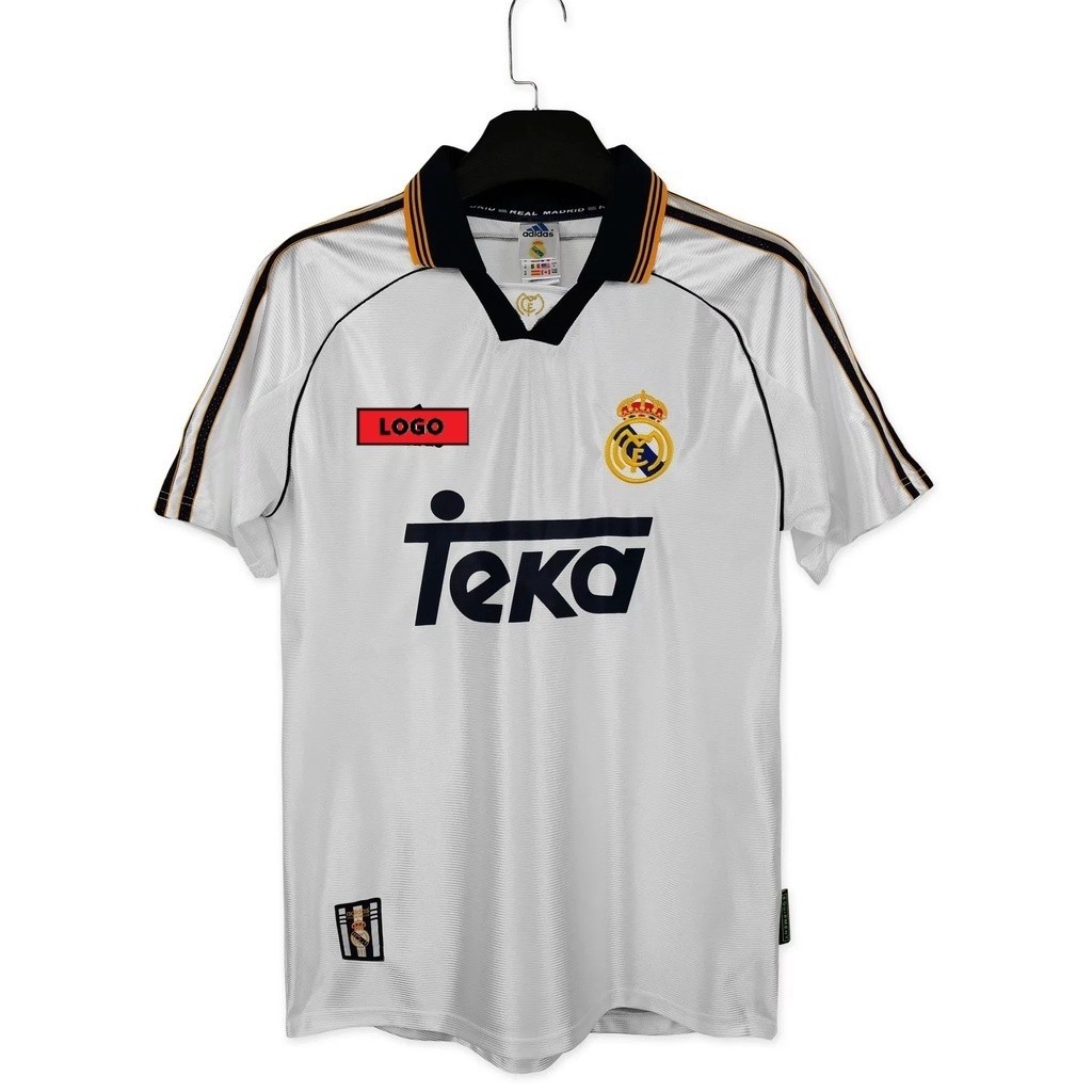 98-00 RMD Real Madrid House Camisa Mcf De Futebol retro | Shopee Brasil