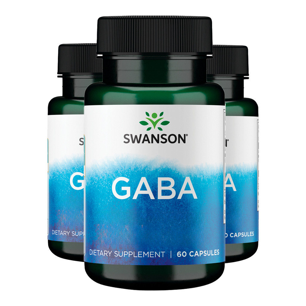 Kit 3x Gaba 250mg Swanson 60 Capsulas Importado /Made in Usa | Shopee ...